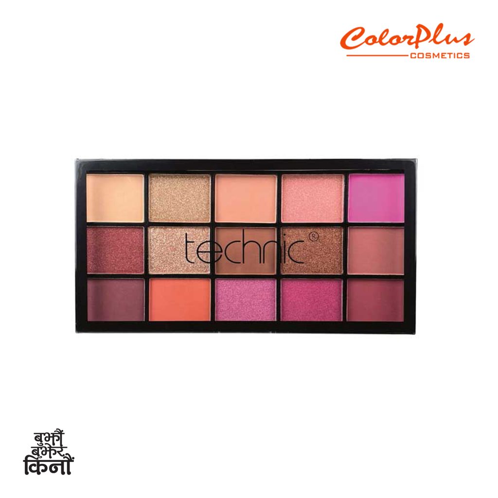 Technic Pressed Pigment Eyeshadow Palette - Hot Love - Colorplus Cosmetics