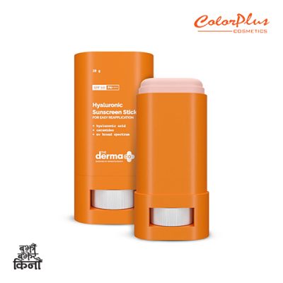 Derma Co Hyaluronic Sunscreen Stick with SPF 60 & PA++++ - Colorplus ...