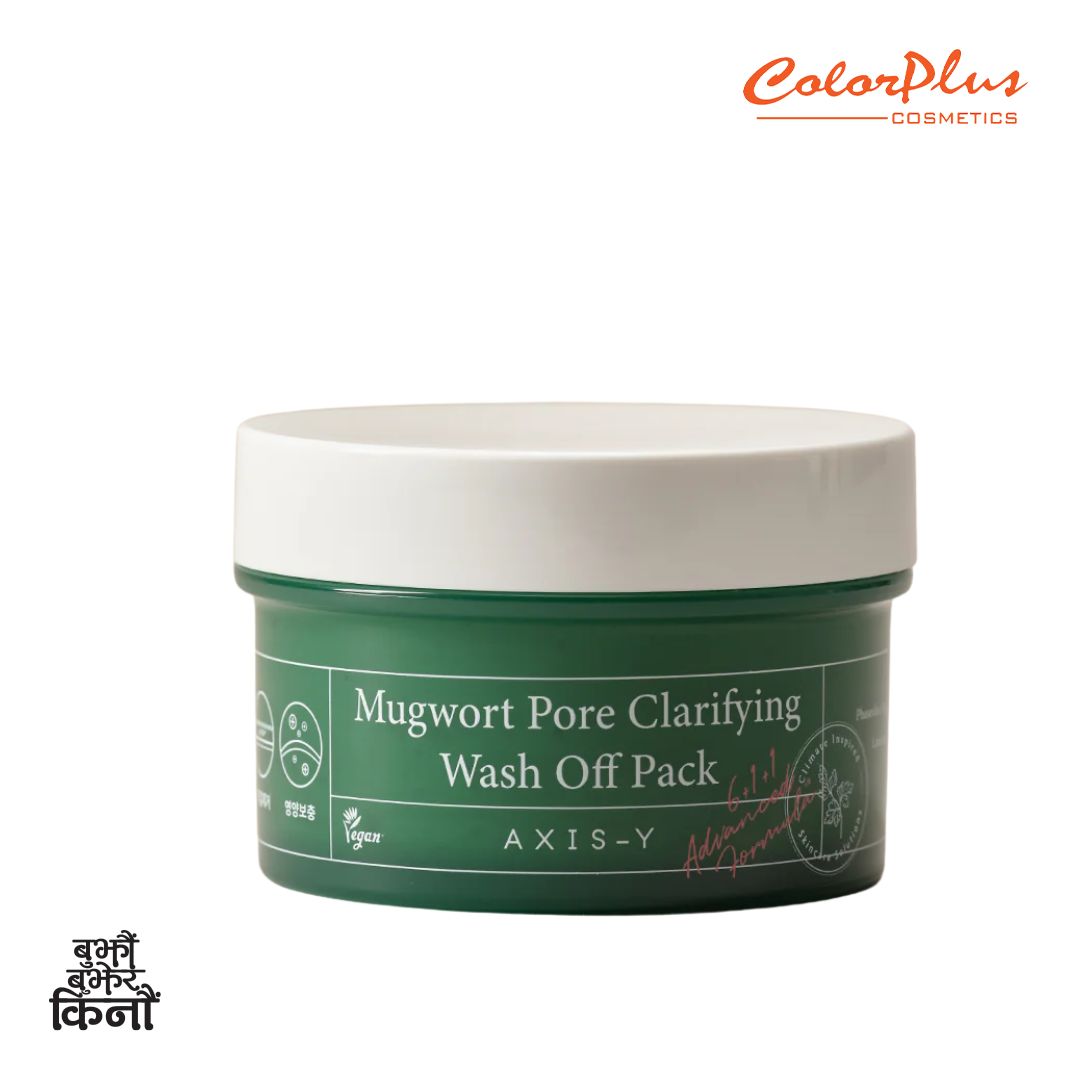 Axis Y Mugwort Pore Clarifying Wash Off Pack - Colorplus Cosmetics